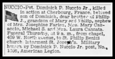 Chicago Outfit Assassin Dominick (Little Libby) Nuccio - The New York Mafia